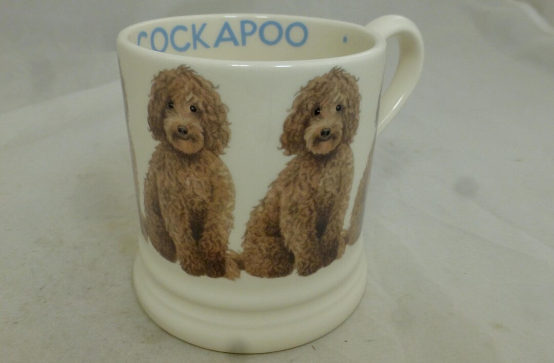 Emma Bridgewater Brown Cockapoo Dogs Half Pint Tankard Mug - Hand ...