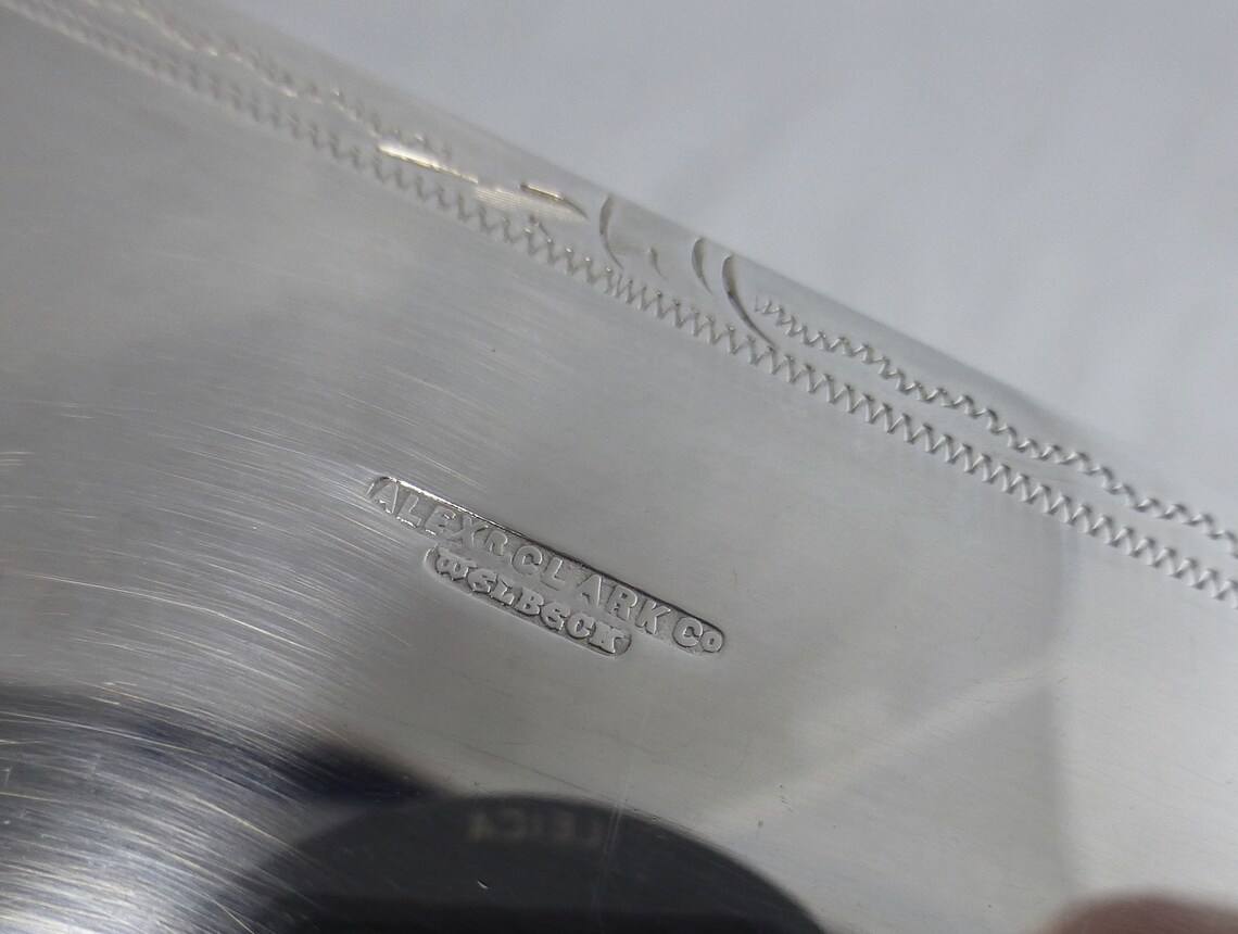 Art Deco Alex Clark & Co Welbeck Silver Plate and Ivorine Fish | Etsy