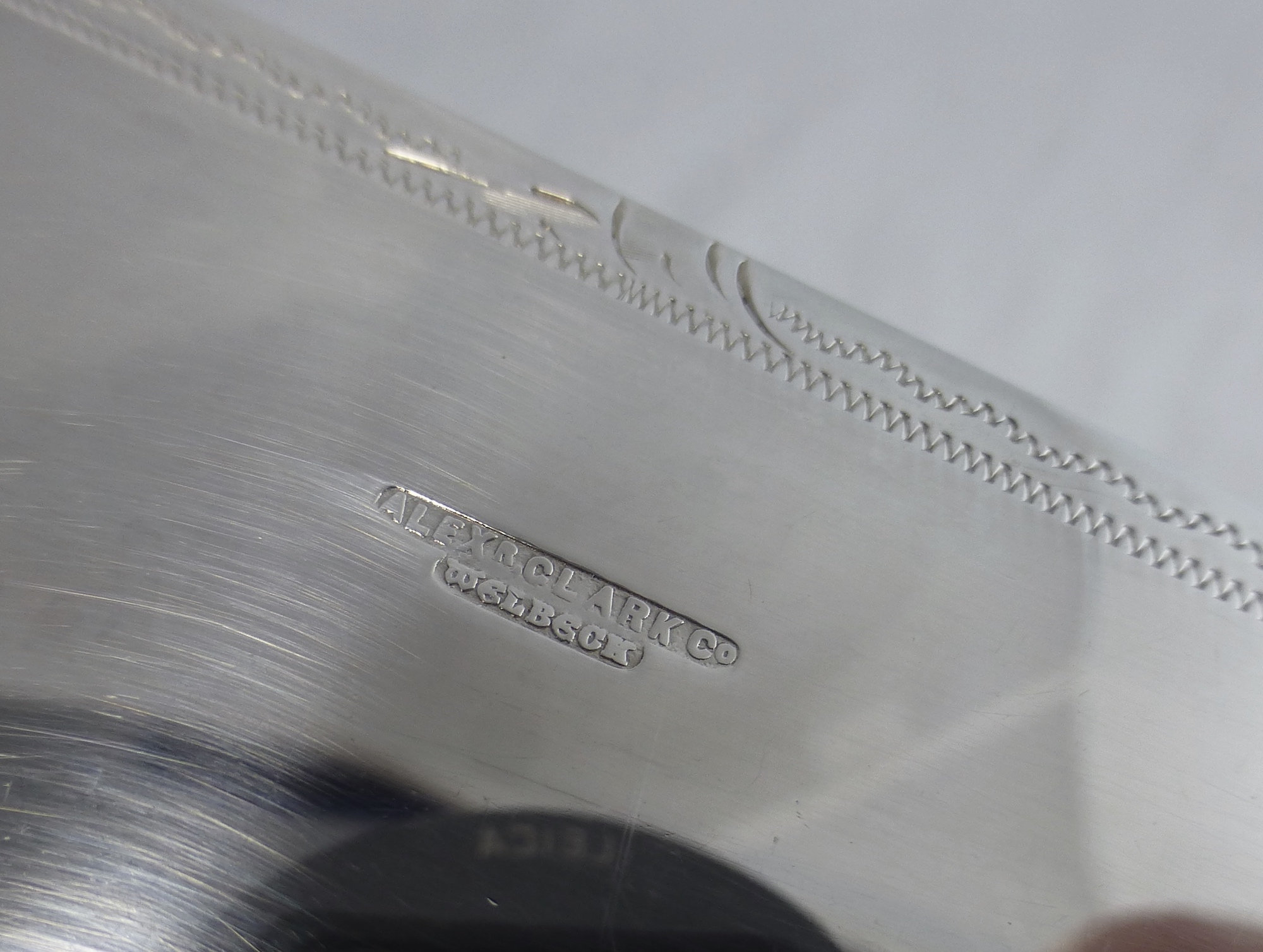 Art Deco Alex Clark & Co Welbeck Silver Plate and Ivorine Fish Knife ...