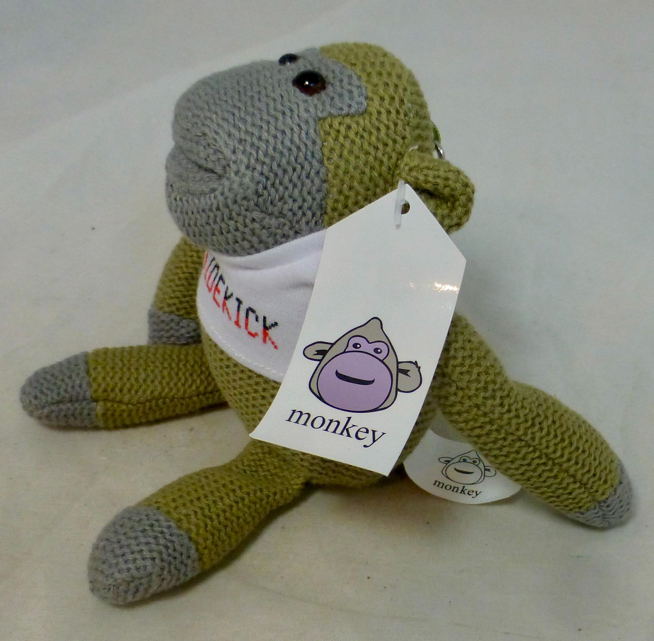Sidekick Key Ring Digital ITV Digital Promotion & Johnny Vegas Knitted ...