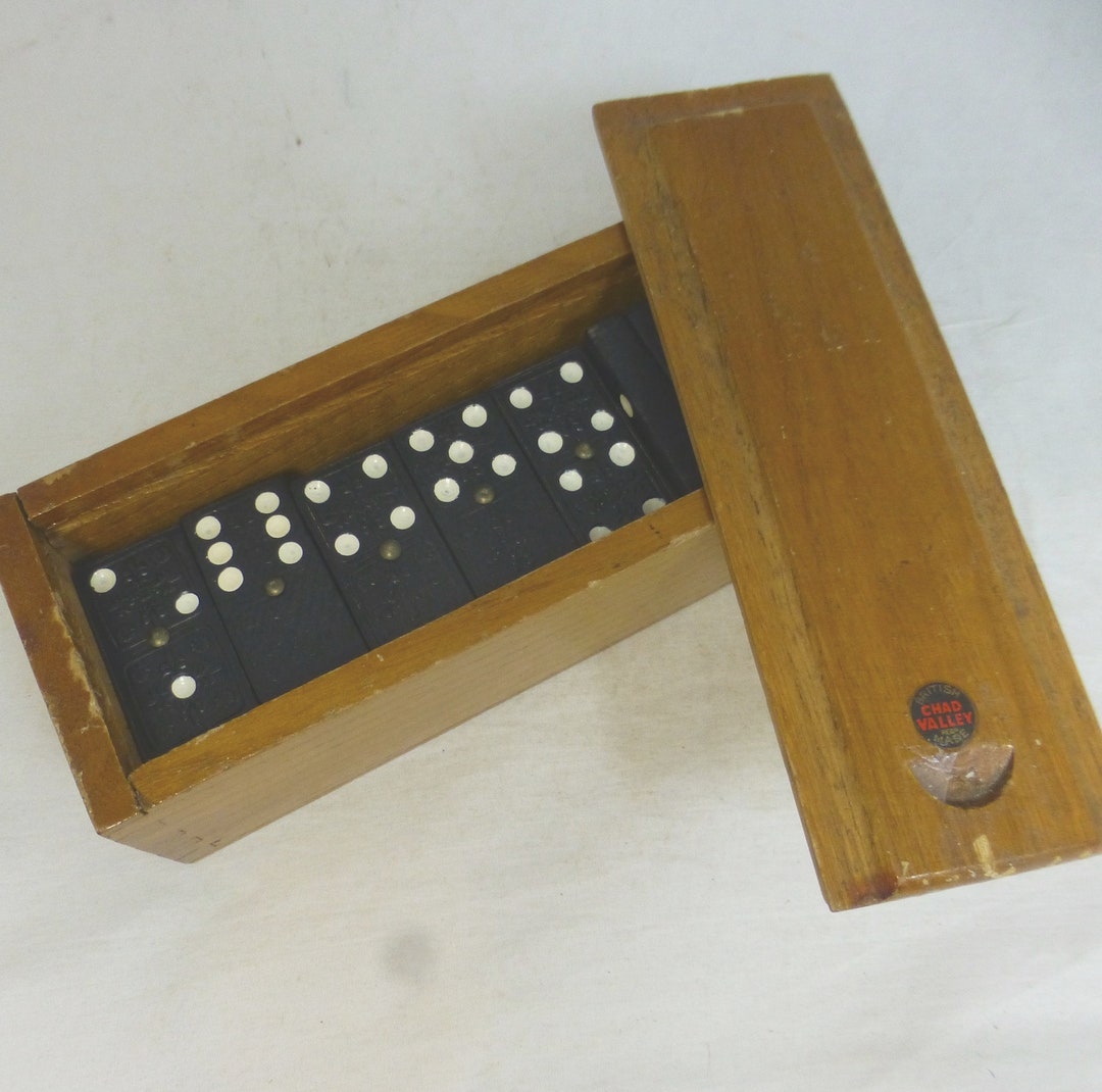 Vintage British Made Embossed Lion Dominoes in Handmade Chad - Etsy