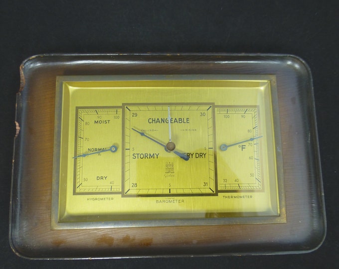 Gischard Vintage German Barometer, Hygrometer and Thermometer With ...