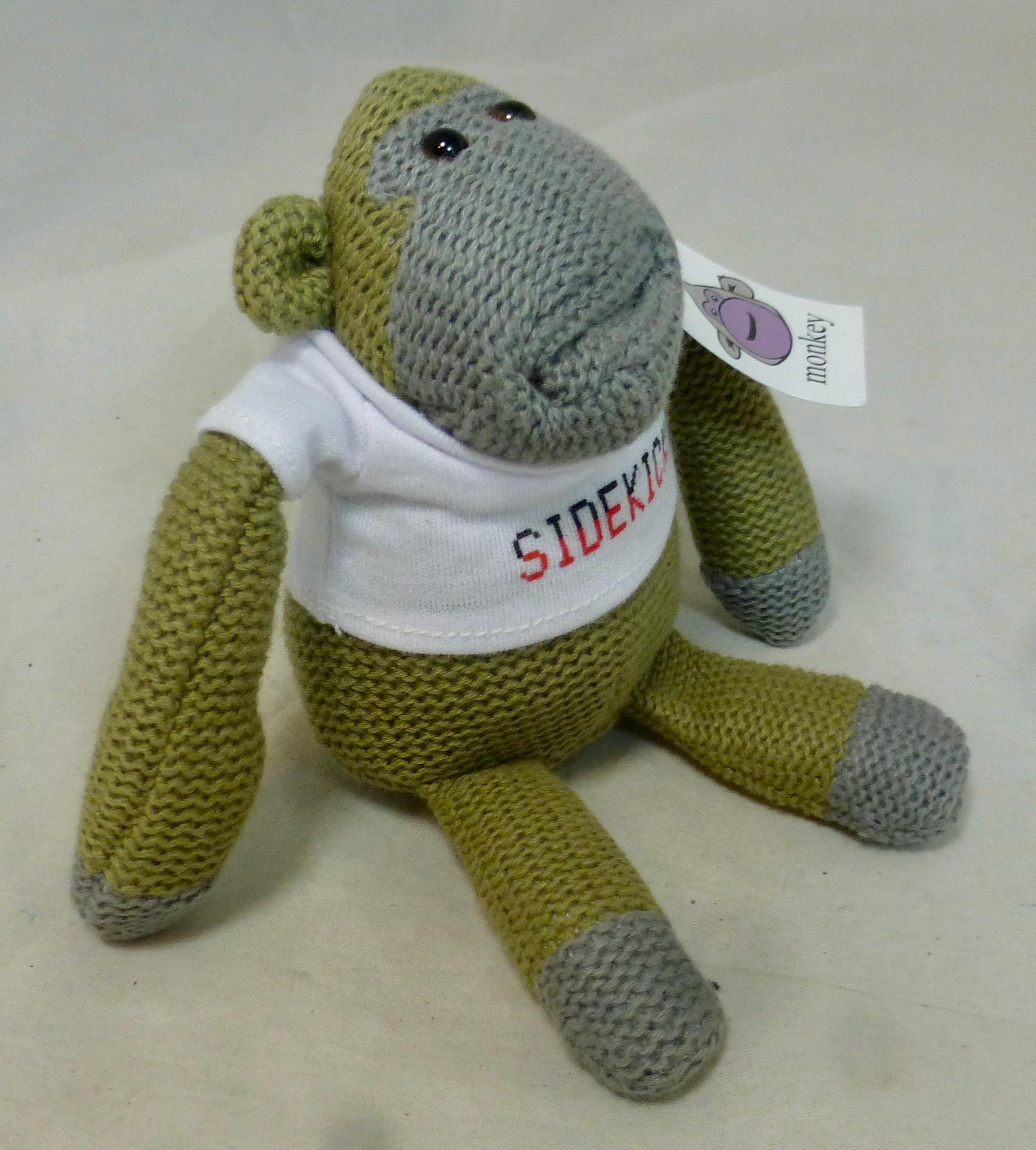 Sidekick Key Ring Digital ITV Digital Promotion & Johnny Vegas Knitted ...