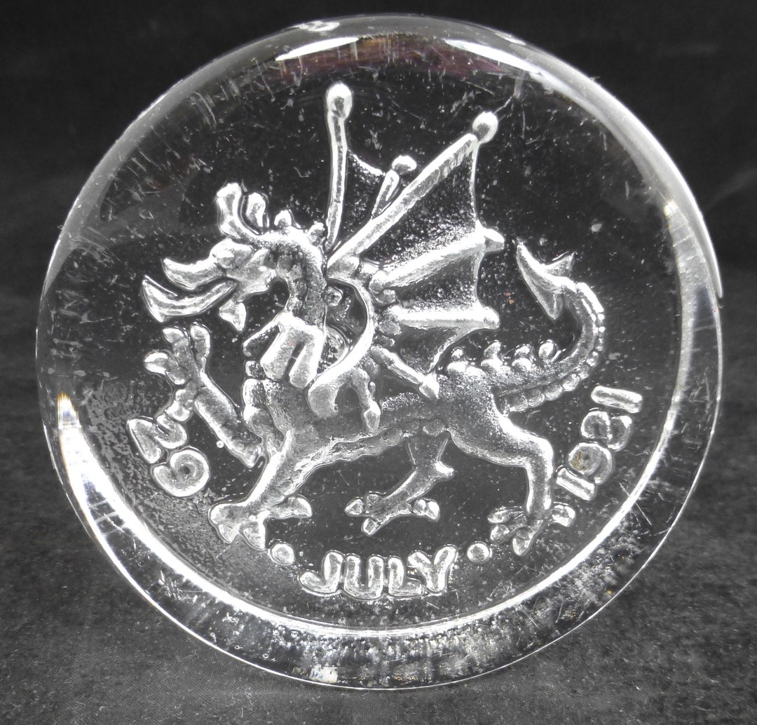 Vintage Dartington Glass Lead Crystal Royal Wedding Charles & Diana 29 ...