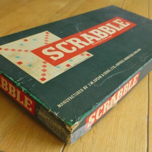 Spear’s Games Vintage 1955 Scrabble Board Game – Complete Set in ...