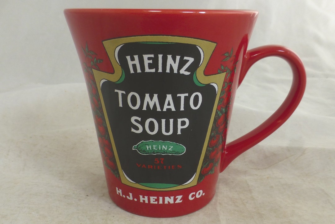 Vintage Heinz Tomato Soup Can Advertising Promotional Mug Branded Red ...