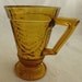 Sowerby Art Deco Amber Glass Large Water Jug Pitcher or Jug Vase 7 Inch ...