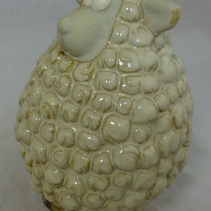 Woolly Sheep Large Studio Pottery Novelty Handmade Piggy Bank / Money ...