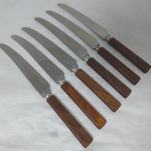 Vintage Boxed Set of 6 Pairs Unity Sheffield Signed Handmade Cutlery ...