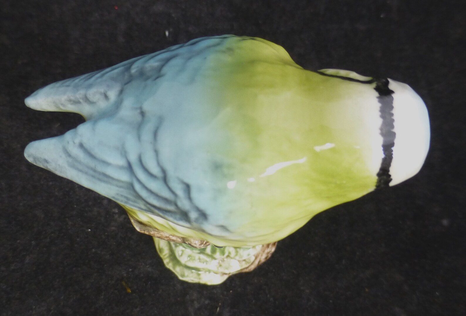Beswick Porcelain Blue Tit Vintage British Bird Figurine With Ladybird ...