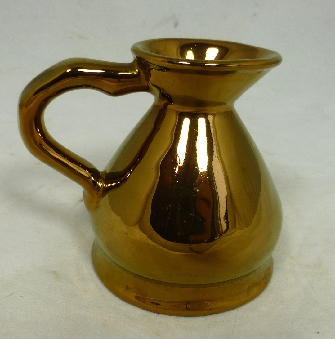 Vintage Wade Copper Lustreware Milk Jug / Pitcher 3.25 Inch H ...