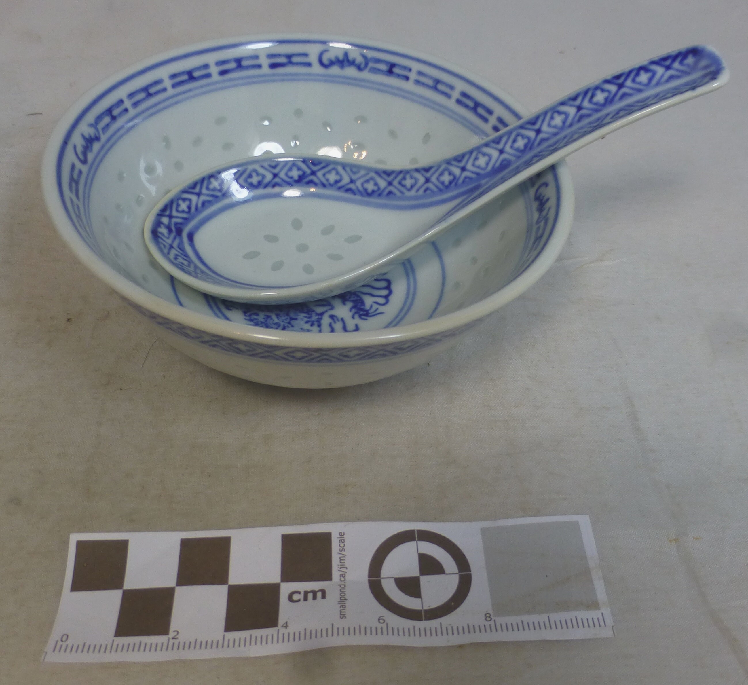 Tienshan Chinese Dragon Blue & White Rice Grain Pattern - Etsy