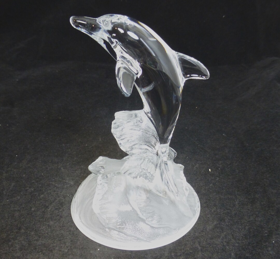 Cristal D’arques Clear Lead Crystal Glass Vintage French Leaping ...