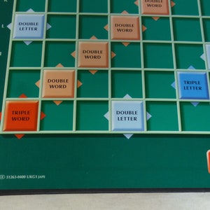 Mattel Games Scrabble Original Board Game 1999 – Word Puzzle Game ...