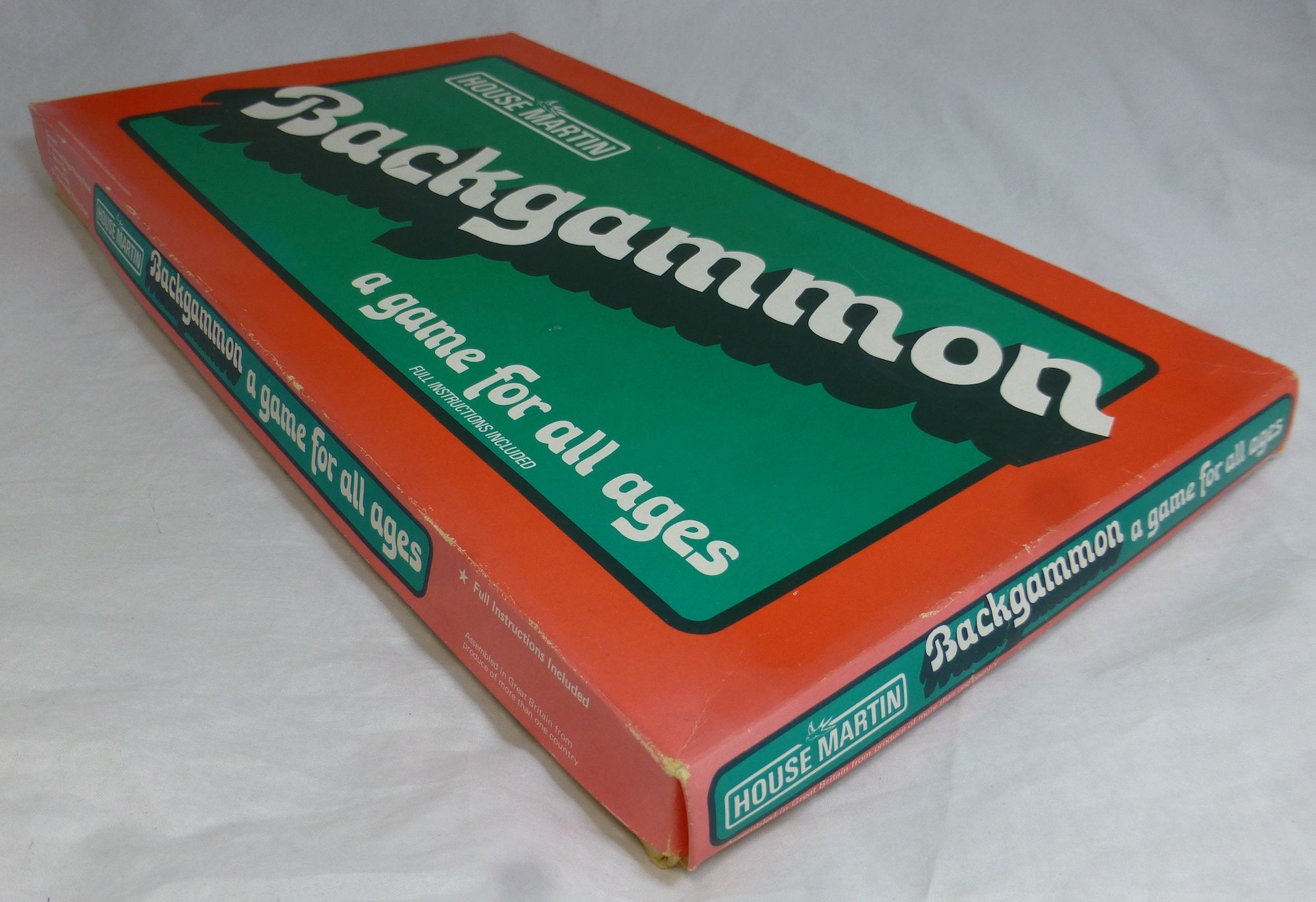 Vintage House Martin Backgammon Set Unused Complete - Etsy UK