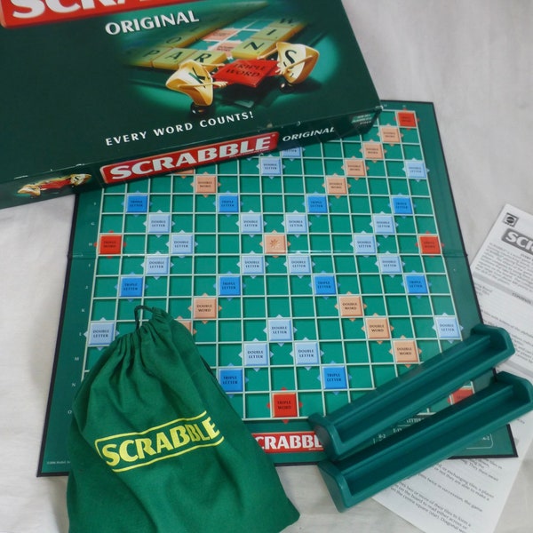 Scrabble Board Game - Etsy