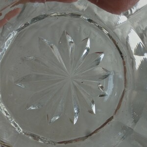 Vintage Davidson Jacobean Pressed Glass Open Circular Salt Cellar ...