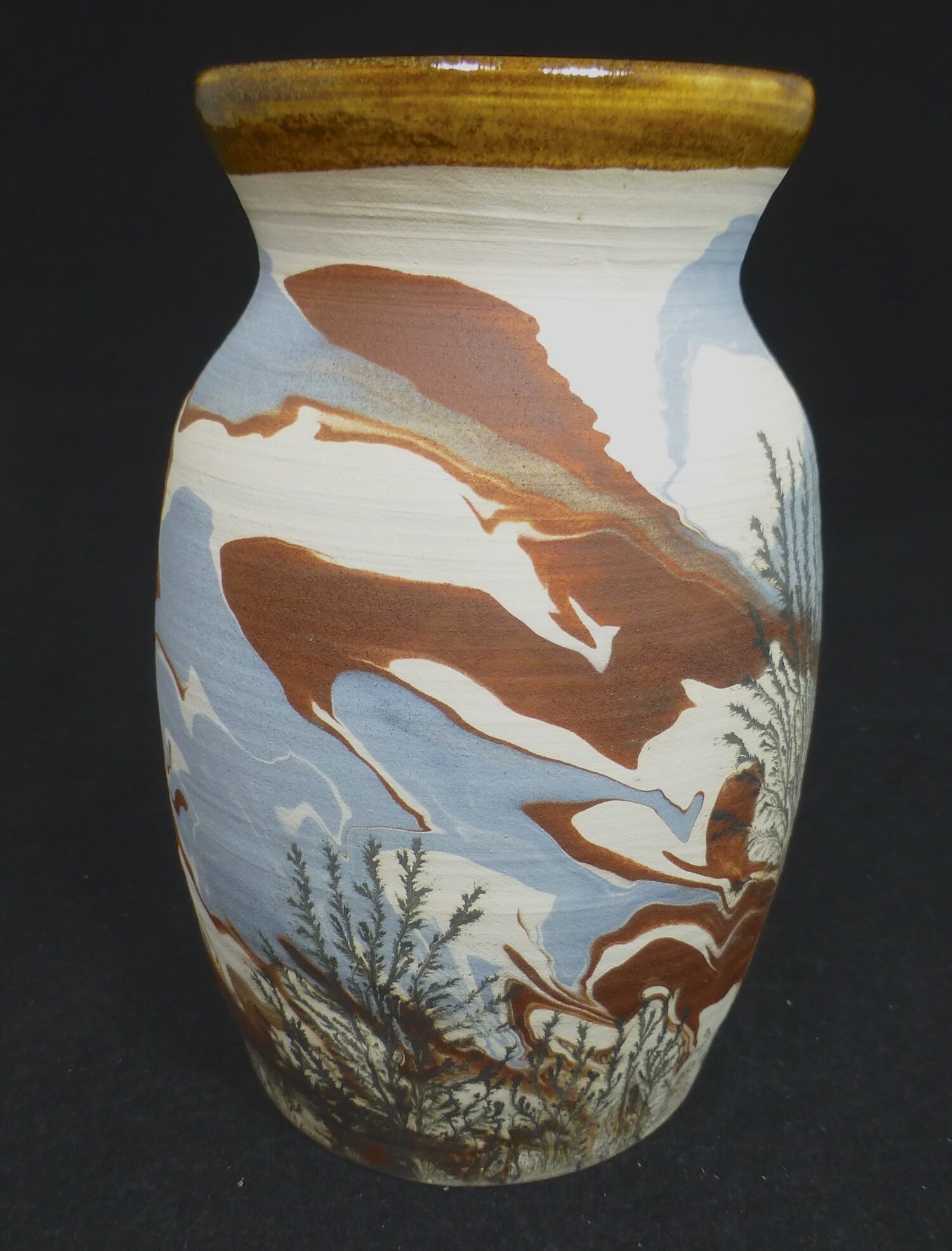 Sevierville Pottery Tennessee Ceramic Vase With Tree and | Etsy