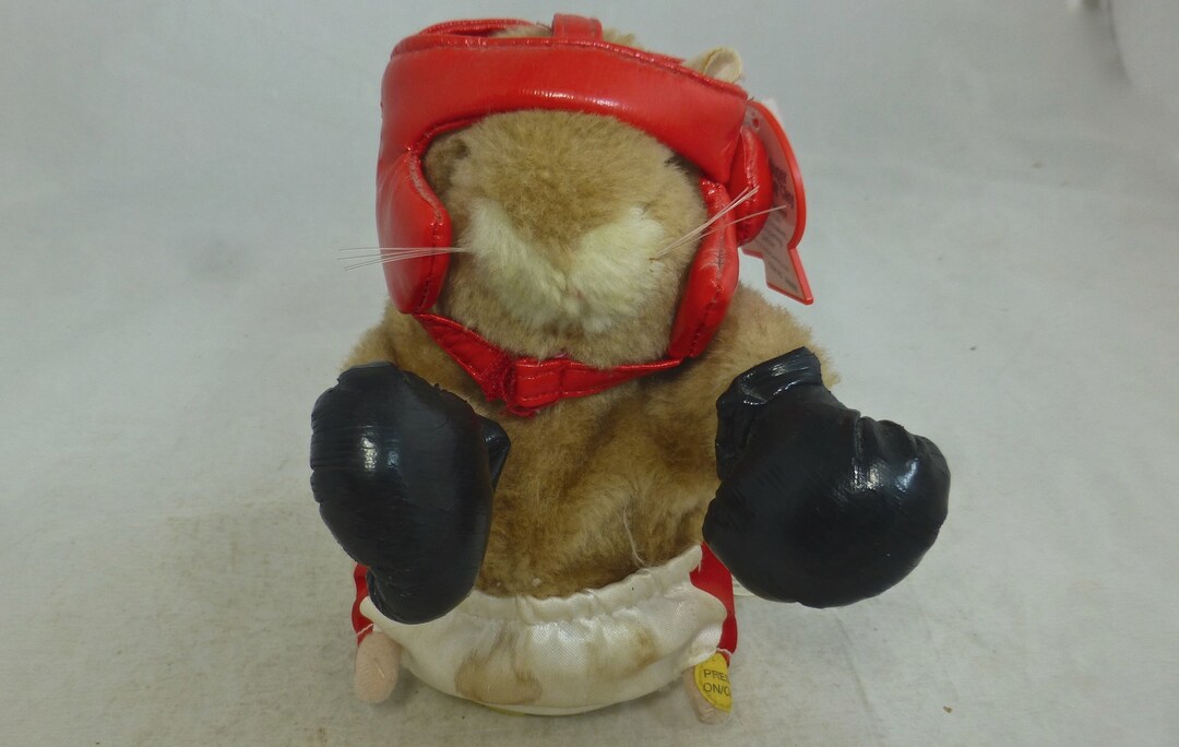 Vintage Gemmy Sugar Ray Clay Dancing Hamster Singing Toy, Original Tag ...