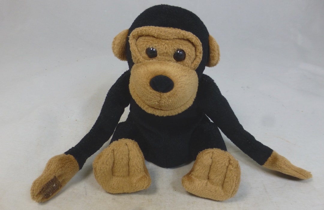 Rare Vintage PG Tips Tea Brooke Bond Smiling Monkey Beanie Plush Toy ...