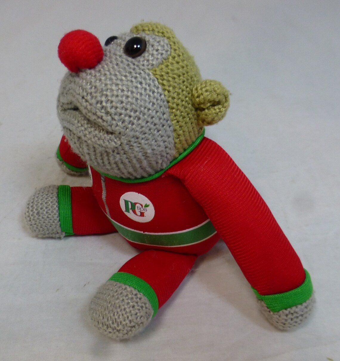 PG Tips Tea Red Nose Day Knitted Monkey With Suction Cup Red & - Etsy UK
