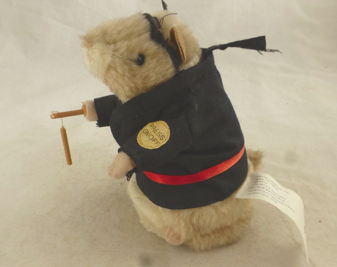 Vintage Gemmy Kung Fu Dancing Hamster Singing Toy - Karate Ninja ...