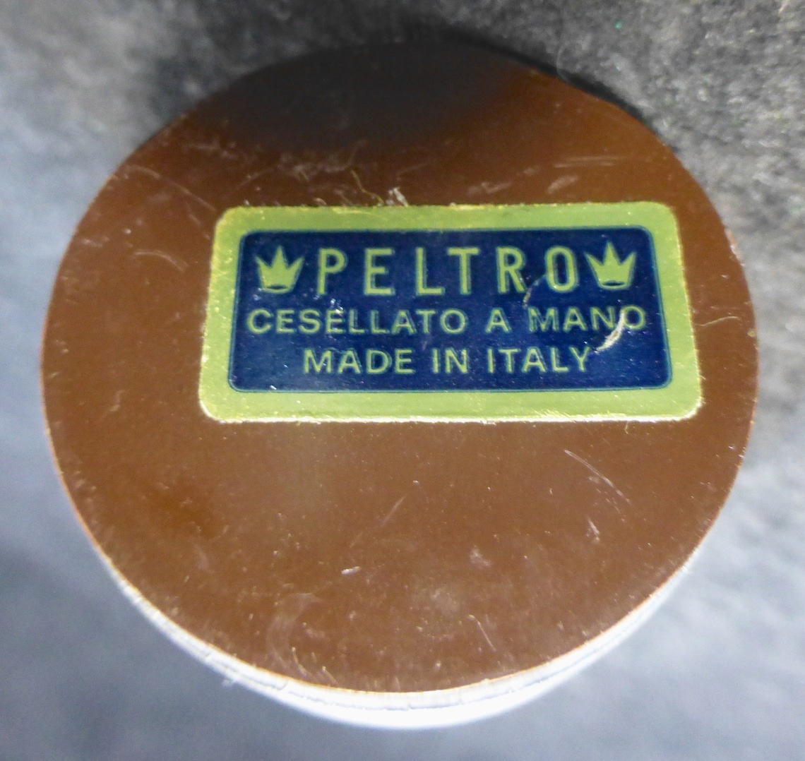 Peltro Italian Vintage Pewter Figurine of Elegant Stylish | Etsy