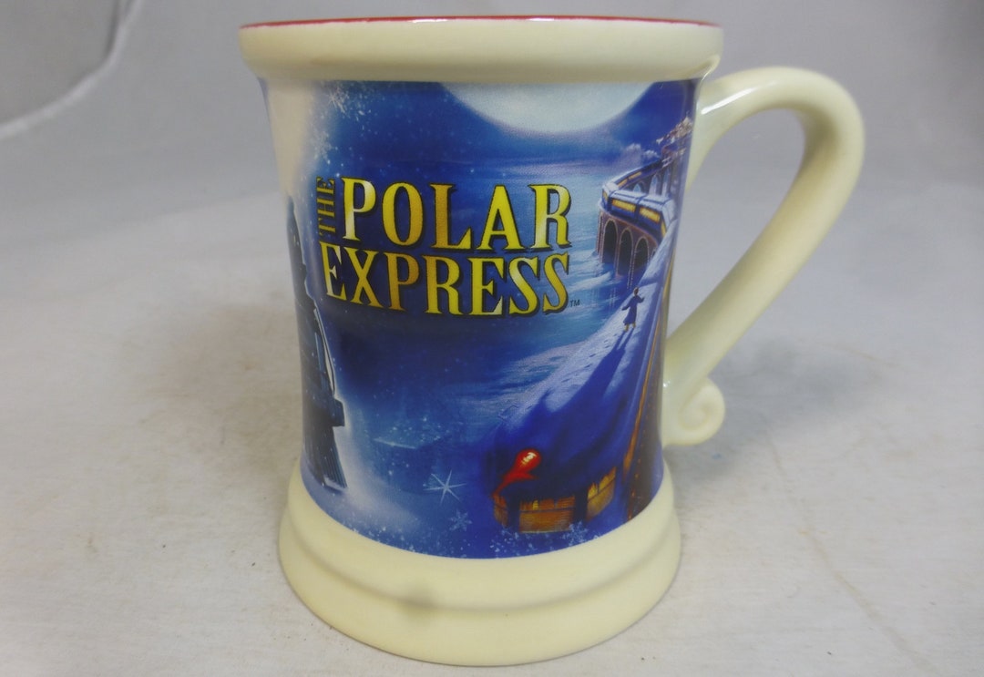 Vintage Polar Express Believe 3D Large Tankard Mug Warner Bros ...