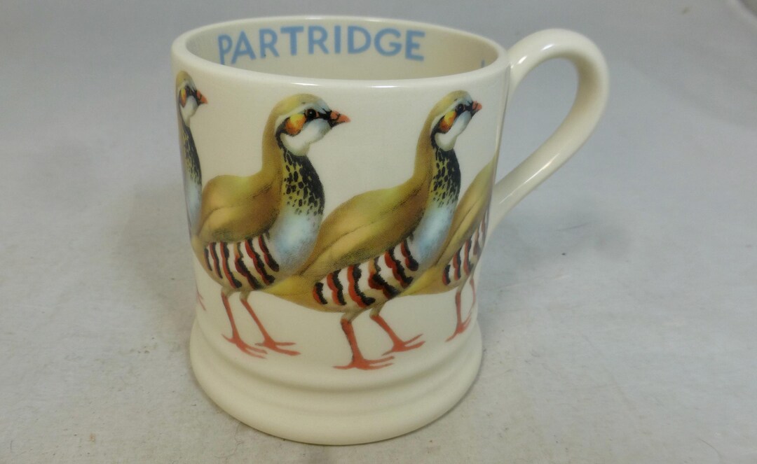 Rare Emma Bridgewater Red-legged Partridge First Quality Half Pint ...