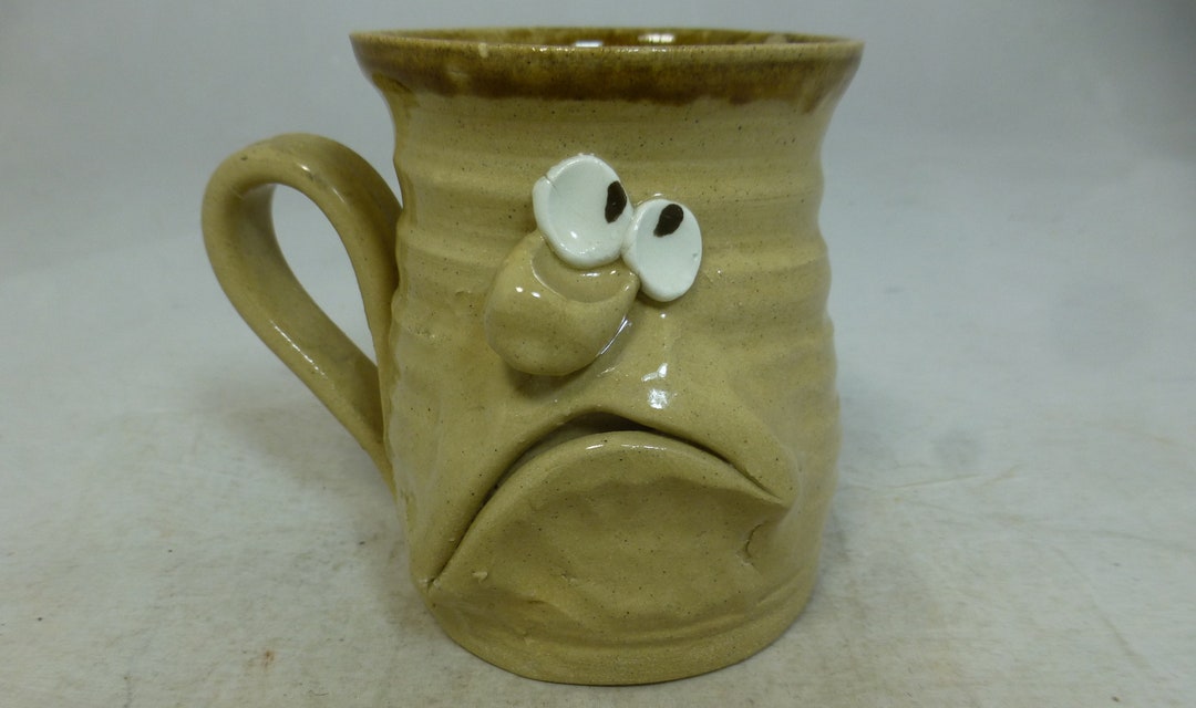 Vintage Ugly Mug 3D Moulded Studio Pottery Stoneware Mug by Pretty Ugly ...