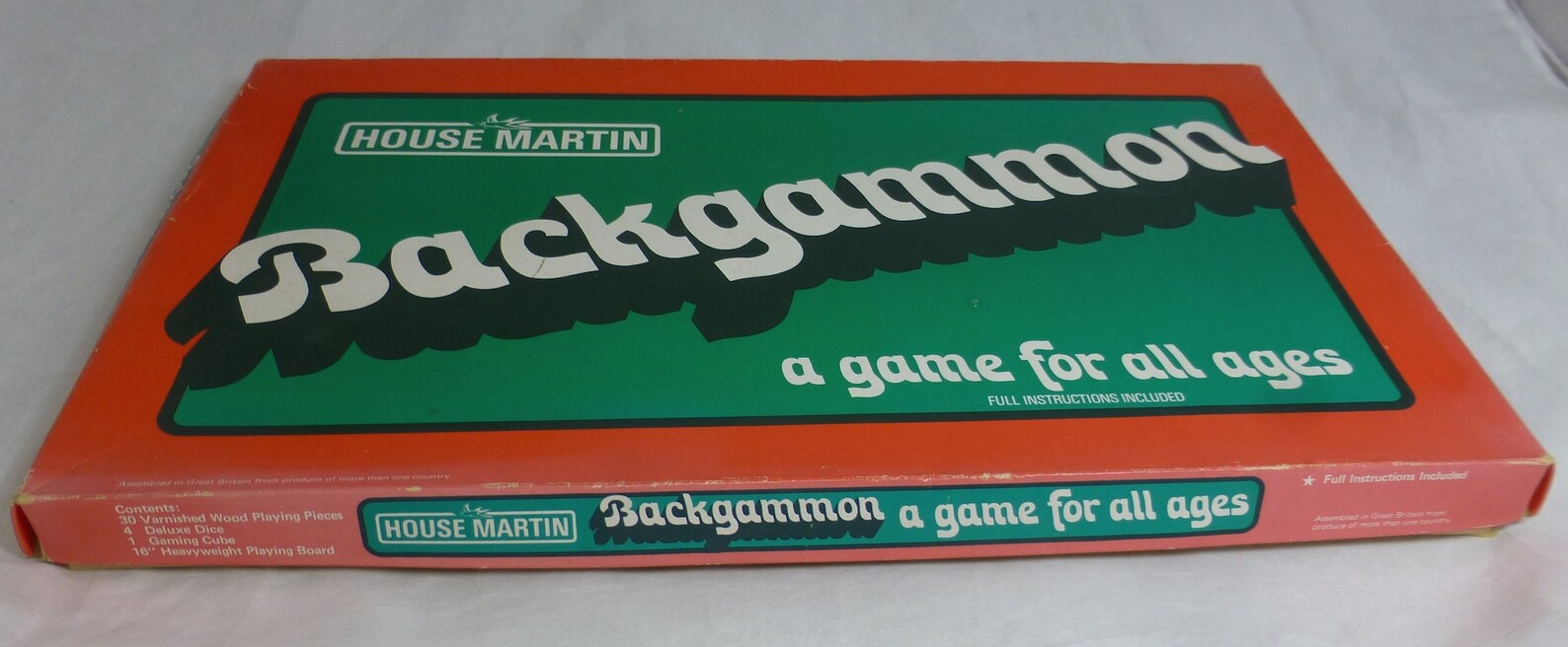 Vintage House Martin Backgammon Set Unused Complete - Etsy UK