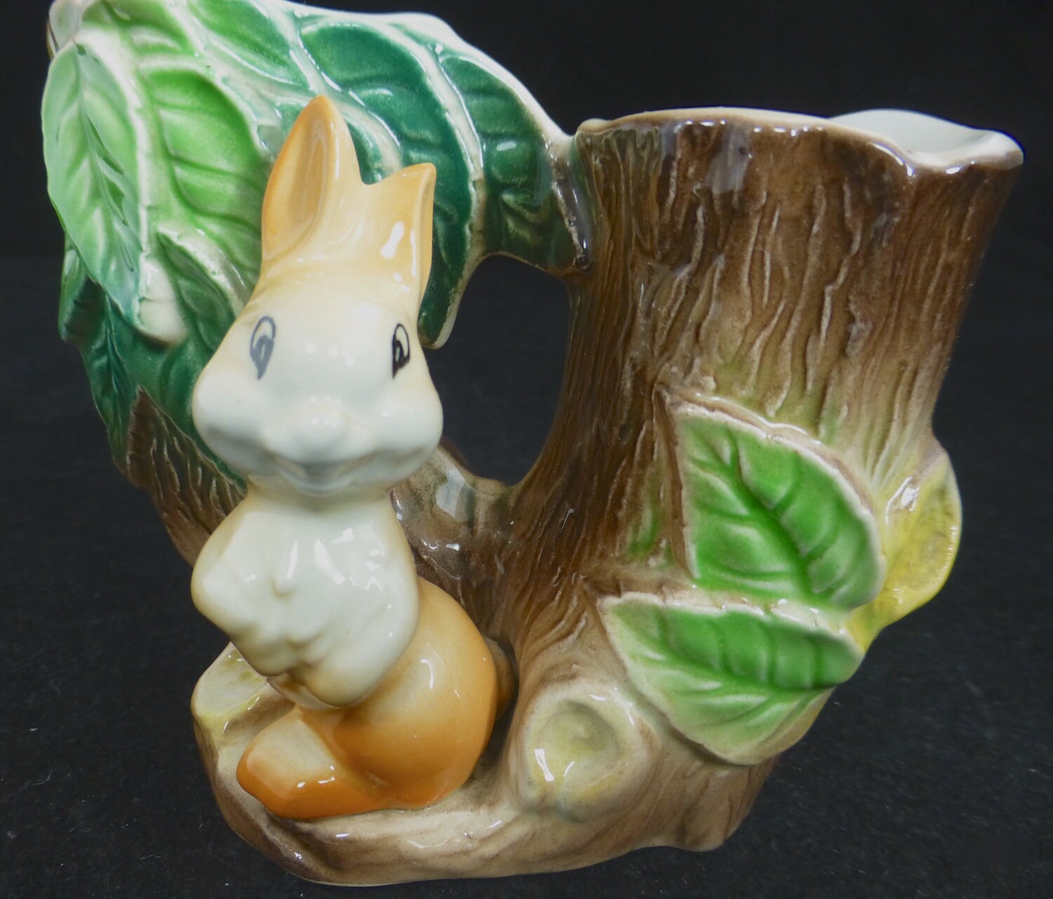 Hornsea Pottery Vintage Fauna Rabbit & Two Tree Trunk Double | Etsy