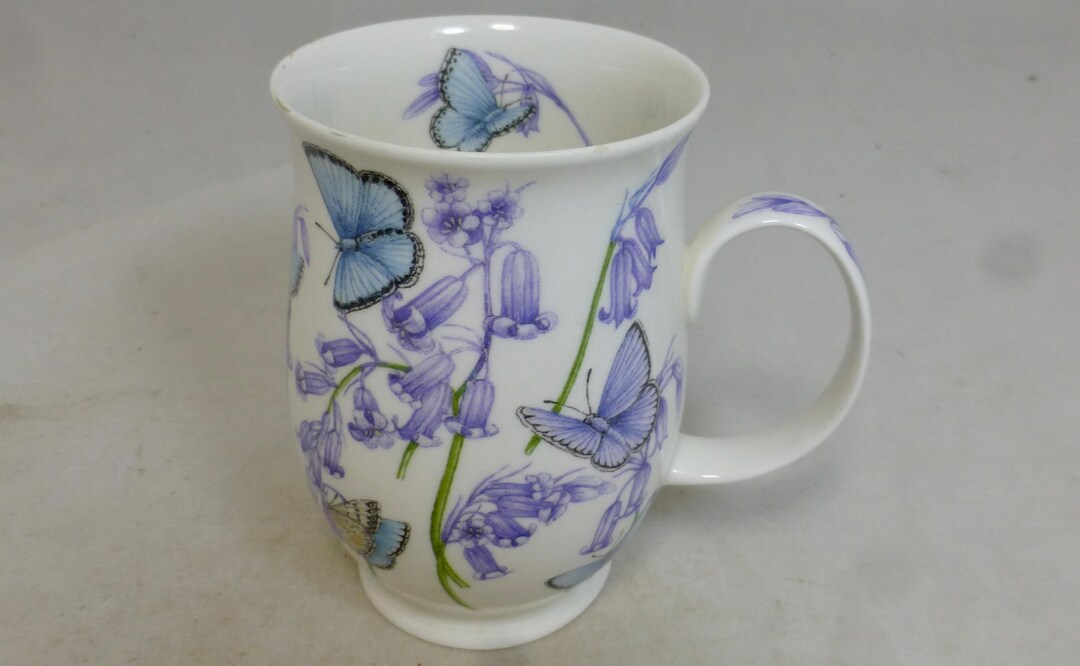 Vintage Dunoon "milldale" Fine Bone China Suffolk Shape Mug – Bluebell ...