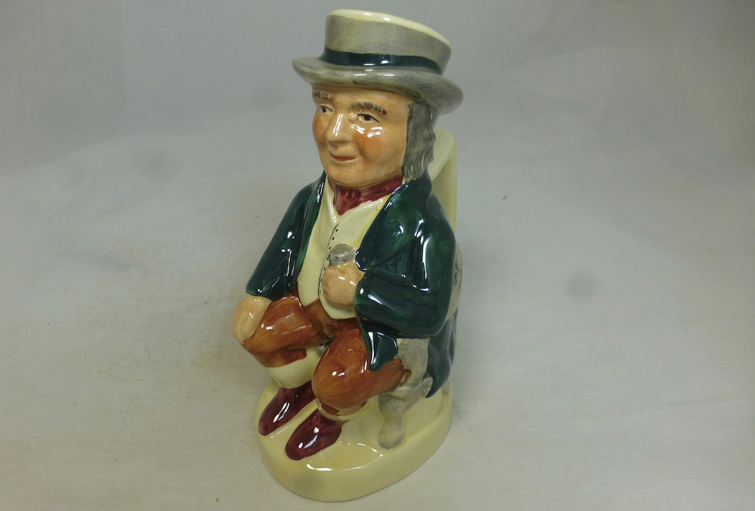 Vintage Philpot Gentleman Hand Painted Toby Jug Character Mug Tony Wood ...
