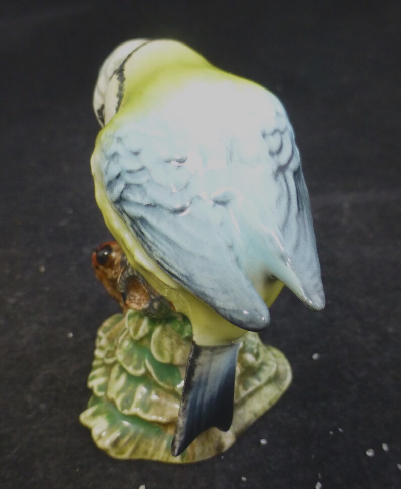 Beswick Porcelain Blue Tit Vintage British Bird Figurine With - Etsy ...