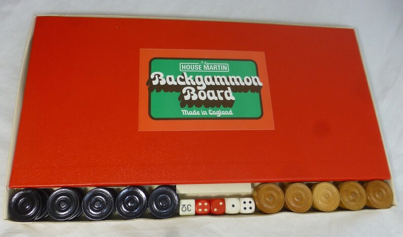 Vintage House Martin Backgammon Set Unused Complete - Etsy UK
