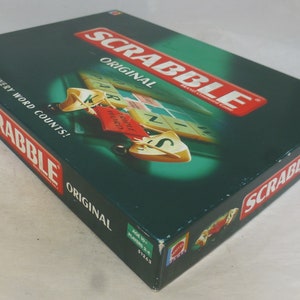 Mattel Games Scrabble Original Board Game 1999 – Word Puzzle Game ...
