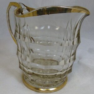 Art Deco Davidson Jacobean Pressed Glass Large 1.5 Pint Jug / Pitcher ...