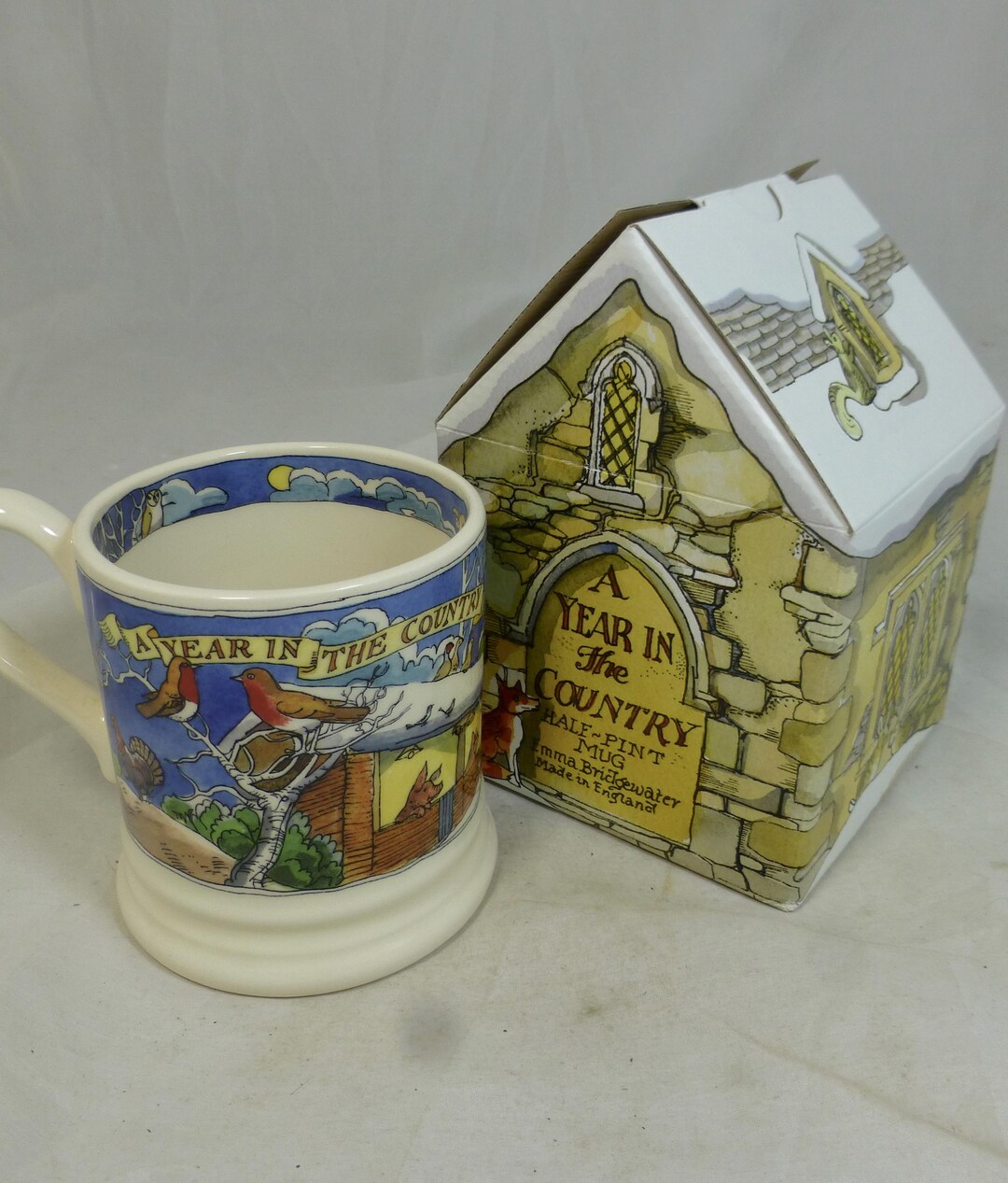 Emma Bridgewater Year in the Country Robins in Snow Matthew Rice ...
