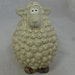 Woolly Sheep Large Studio Pottery Novelty Handmade Piggy Bank / Money ...