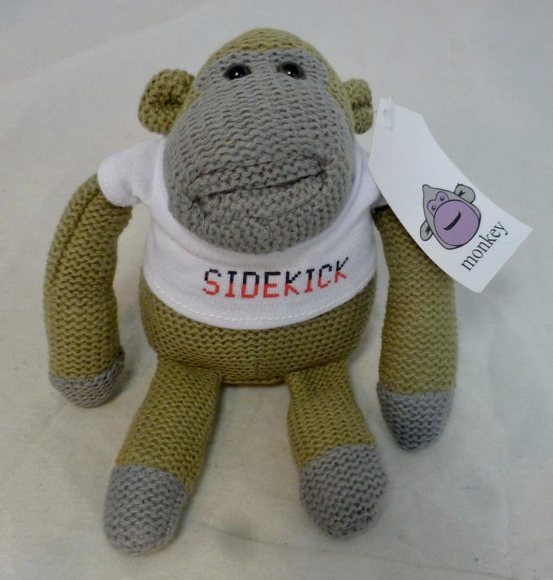 Sidekick Key Ring Digital ITV Digital Promotion & Johnny Vegas Knitted ...