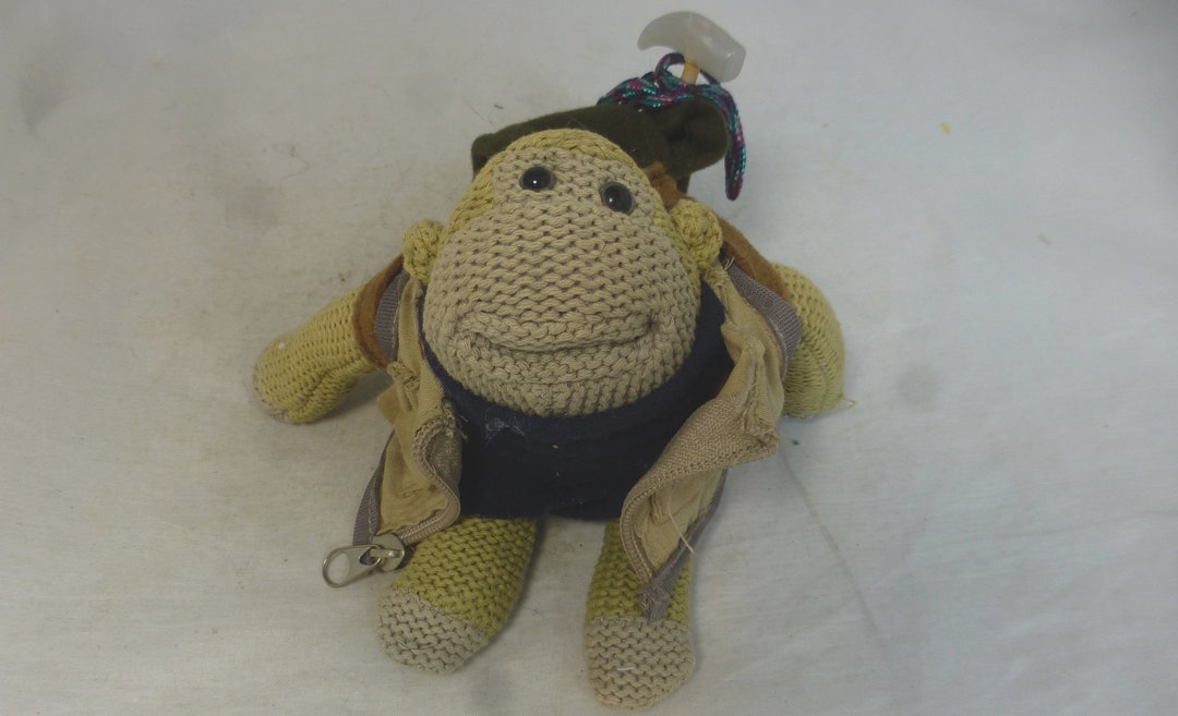 PG Tips Tea Chimp Novelty Knitted Monkey in Hiker Rock Climber ...