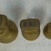 Vintage Set of 7 Brass Imperial Bell Weights From 1 Lb to 0.25 Oz ...