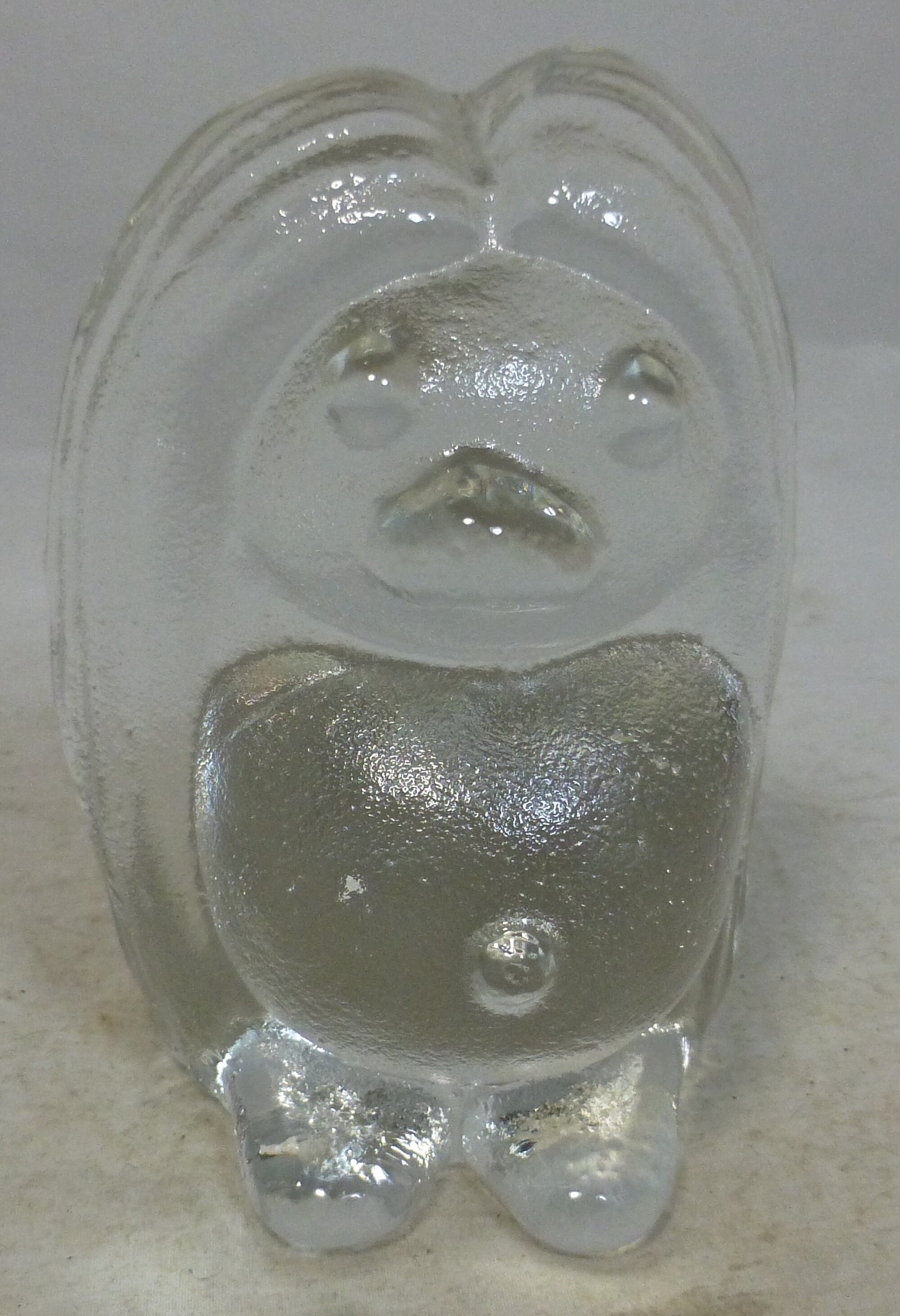 Vintage Bergdala Swedish Clear Crystal Troll With Belly Button ...