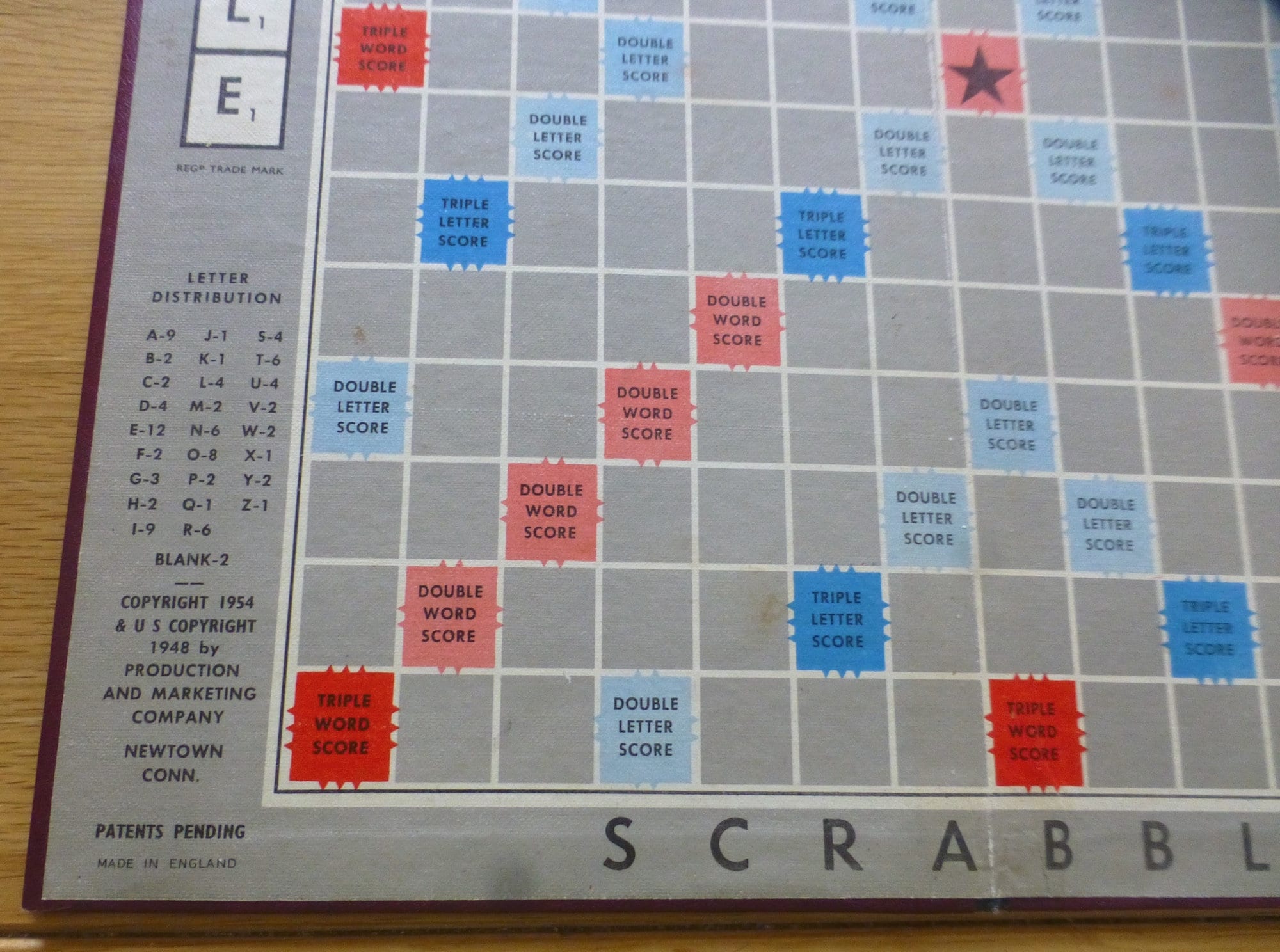 Vintage Scrabble Spears Games 1955 Vintage Board Game in Red | Etsy