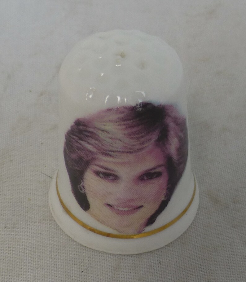 Princess Diana HRH the Princess of Wales Souvenir Vintage Gold Trim ...