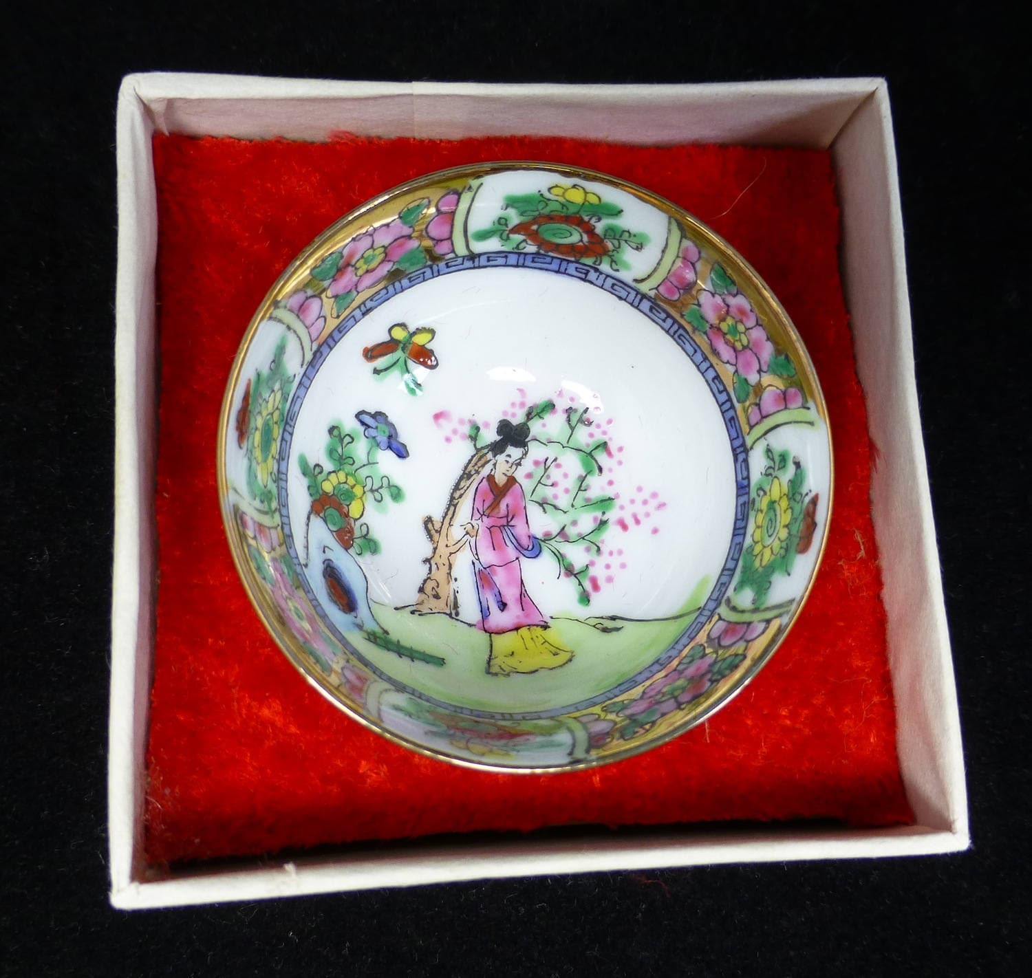 Oriental / Asian Hand Painted Eggshell Porcelain Tea Bowl / Tea ...