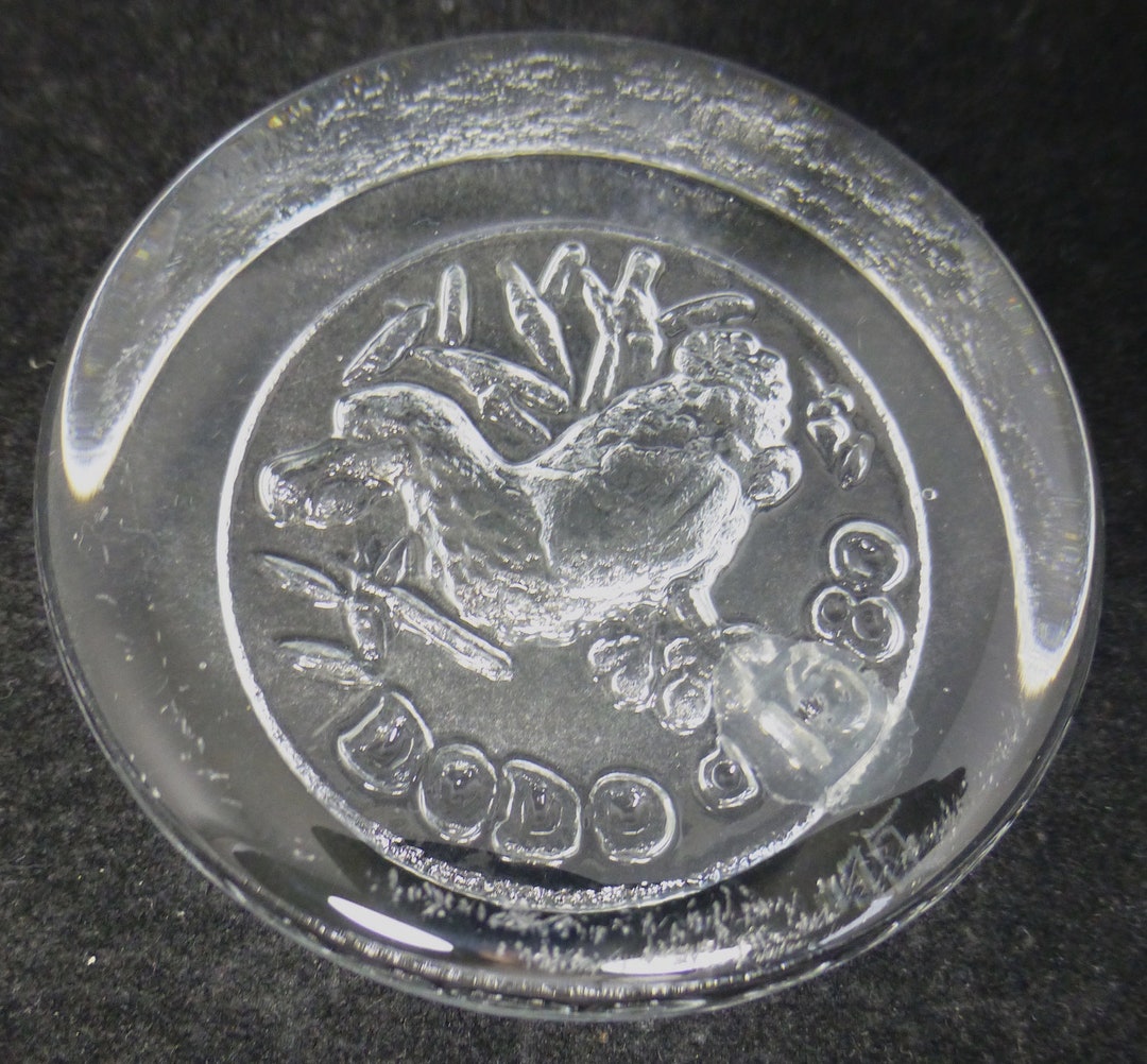 Dartington Glass Lead Crystal Dodo 1680 Limited Edition Disc ...