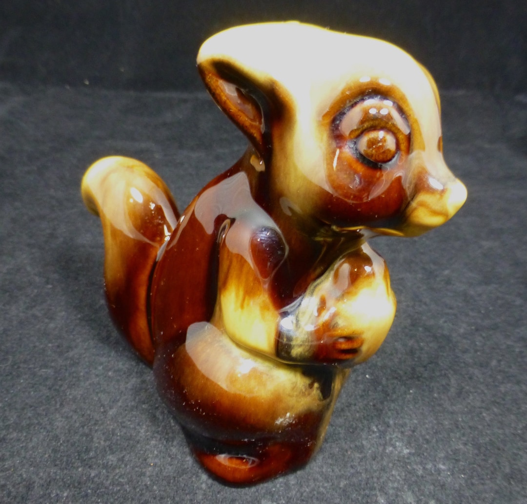 Walt Disney Productions Vintage Porcelain Chipmunk / Squirrel Figurine ...