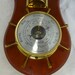 Rare Vintage Weathermaster Ships Wheel Shield Barometer & Curved ...